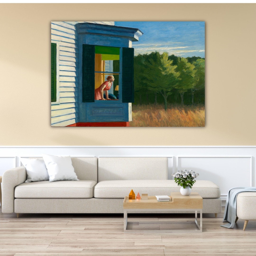 Edward Hopper Cape Cod Morning Canvas Edward Hopper Poster Modern Wall ...