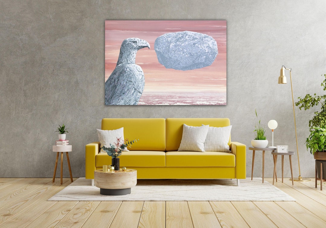 Rene Magritte Eagle Poster Rene Canvas by Rene Magritte Wall Art René ...