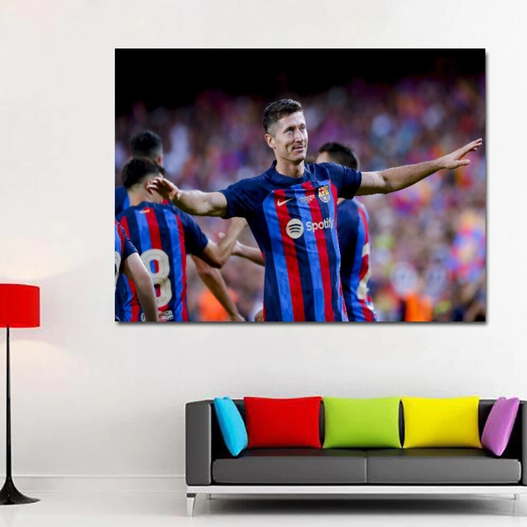 Robert Lewandowski Poster,robert Lewandowski Canvas,kids Room Gift ...