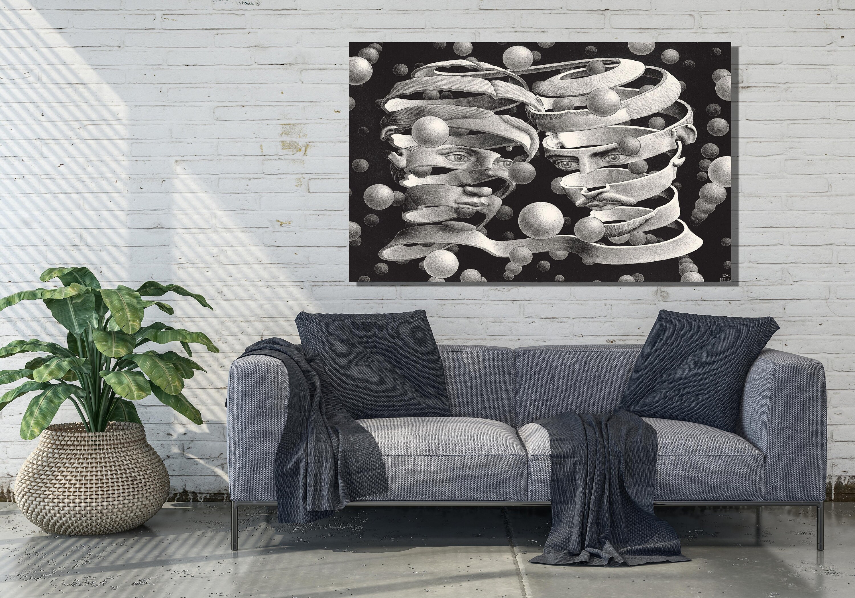 Maurits Cornelis Escher Bond of Union Canvas M C Escher Poster M C ...