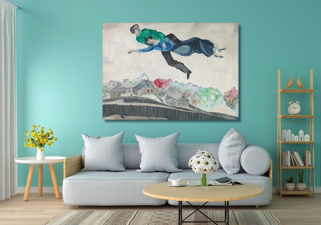 Marc Chagall Wall Art Marc Chagall Poster Art Marc Chagall Painting on ...