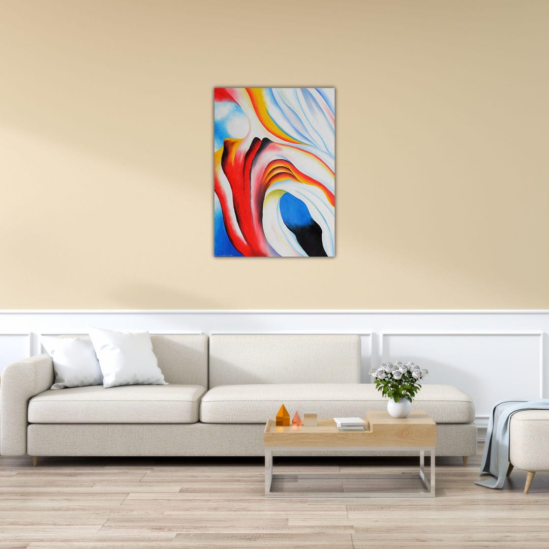 Georgia O'keeffe Music Pink and Blue Poster Decor Georgia O'keeffe ...