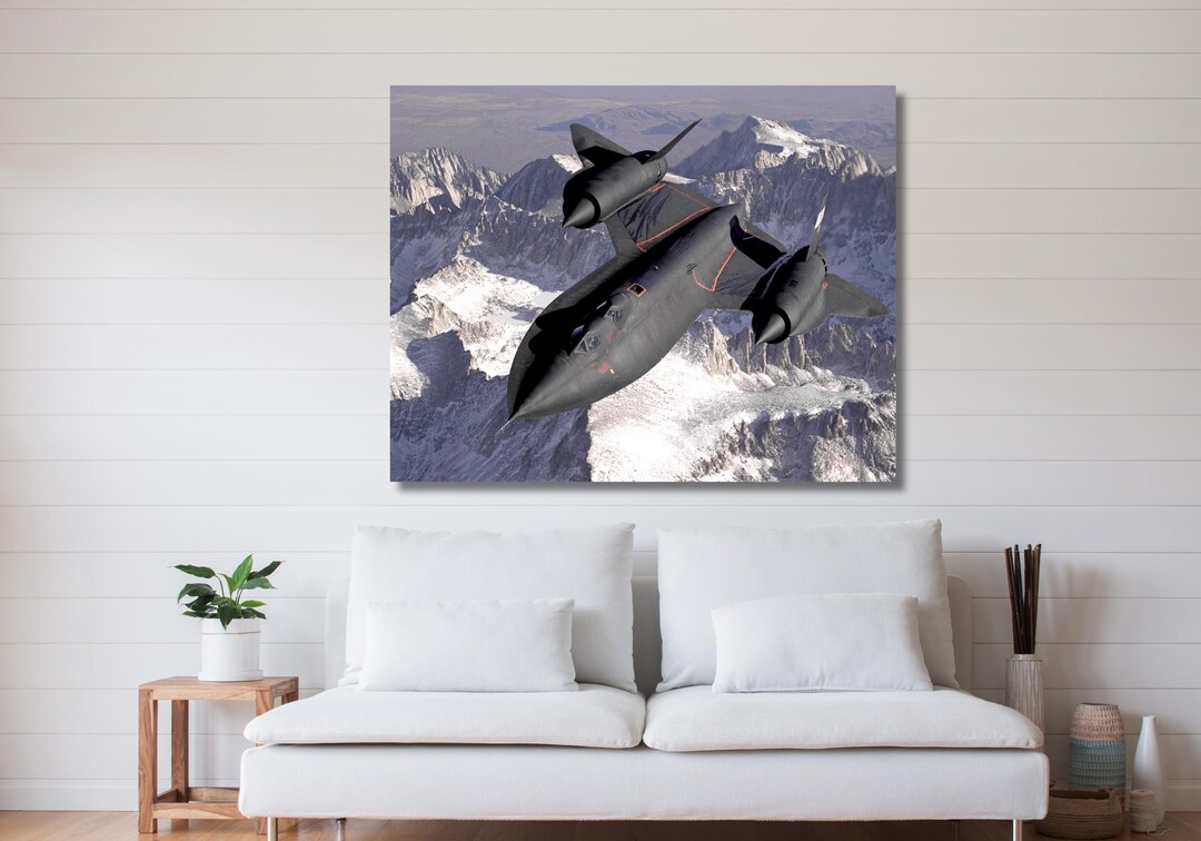 SR-71 Military Fighter Jet Canvas Poster Arts ,gift for Aviator ...