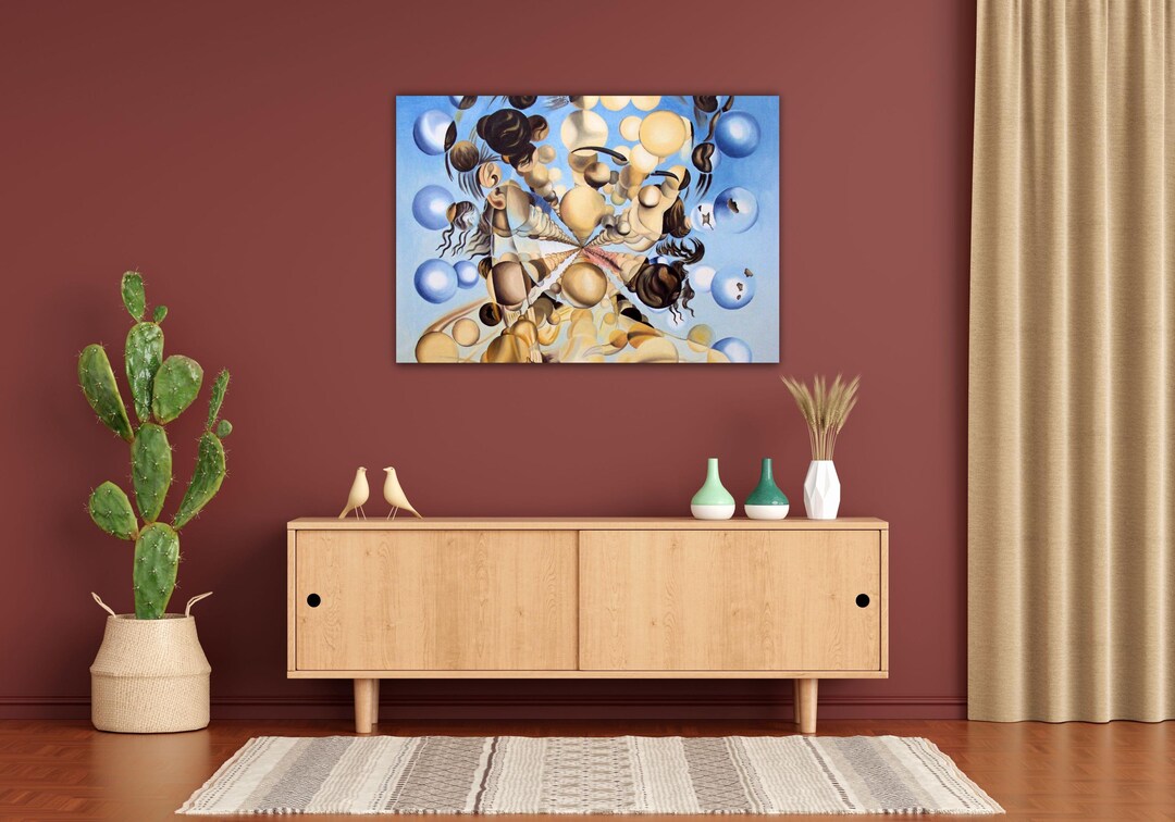 Salvador Dali Face Canvas,salvador Dali Poster,gift of Love,ready to ...