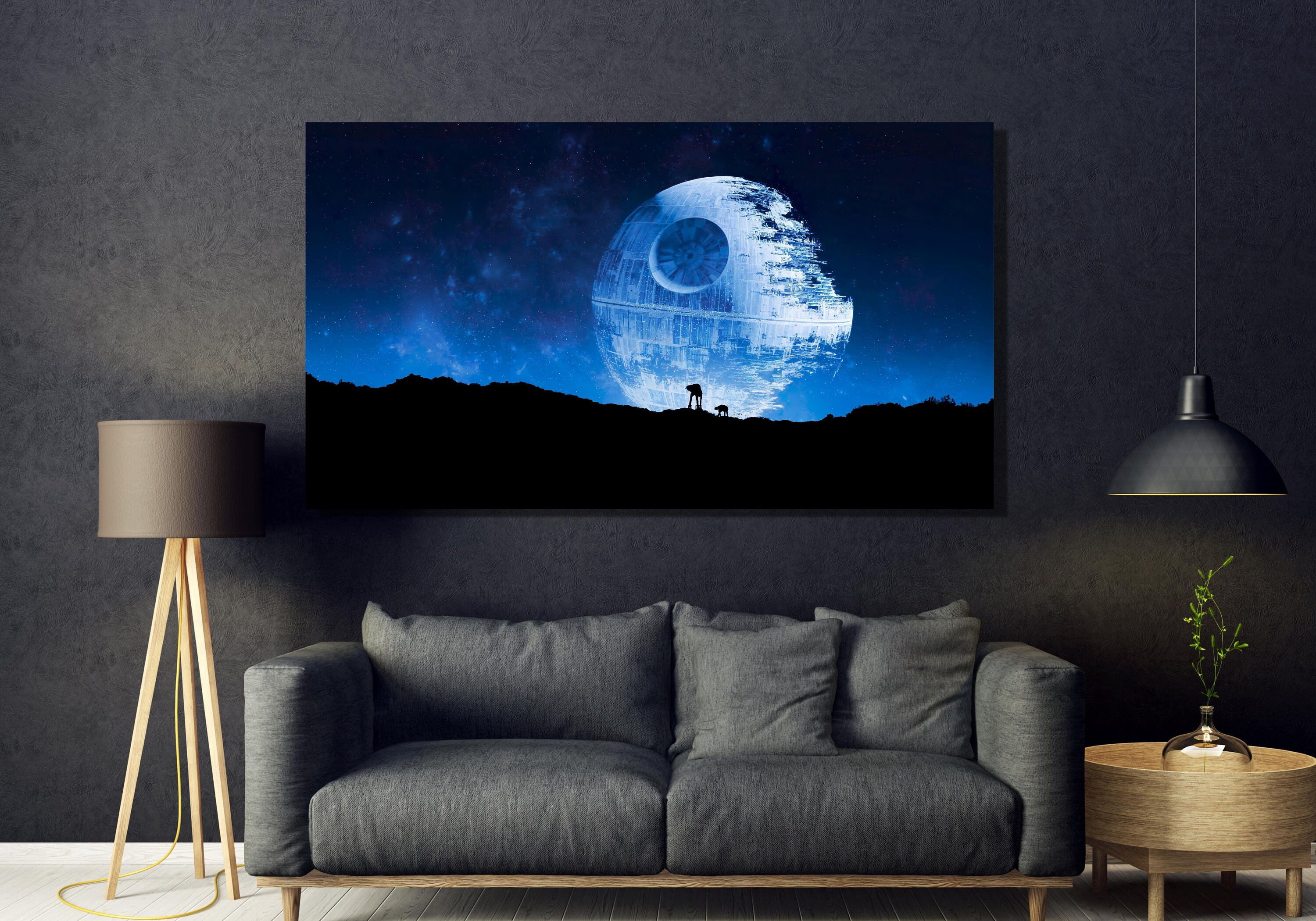 Starwars Death Star Canvas Poster Art ,starwars Death Star Canvas Print ...