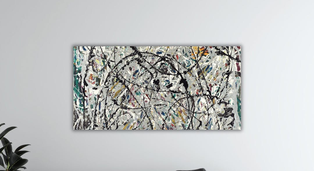 Jackson Pollock Watery Paths Paint Pollock Poster Jackson Pollock ...