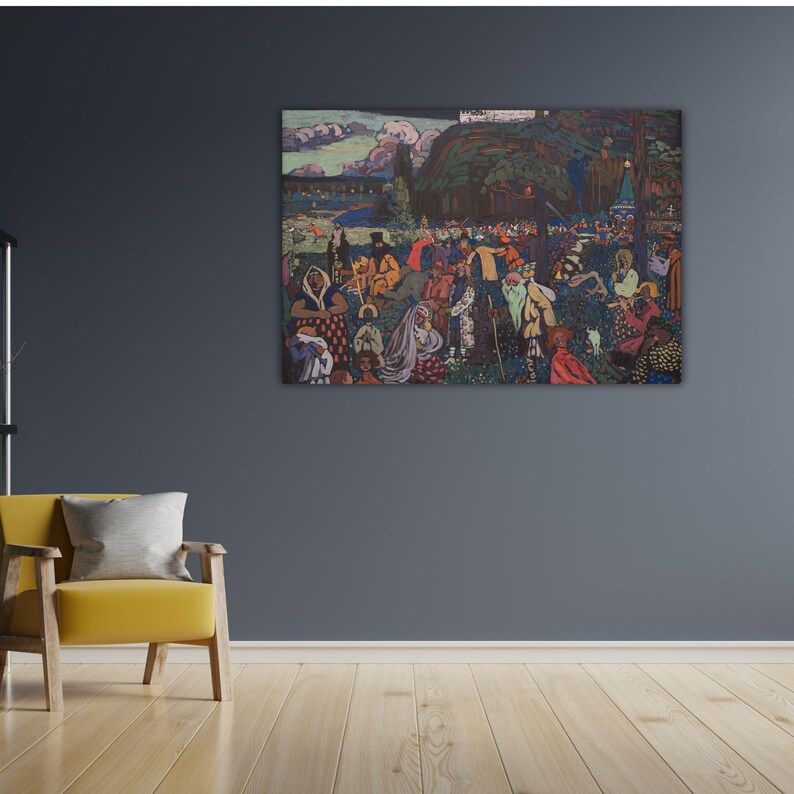 Wassily Kandinsky Colorful Life Wall Art Kandinsky Canvas Wassily ...