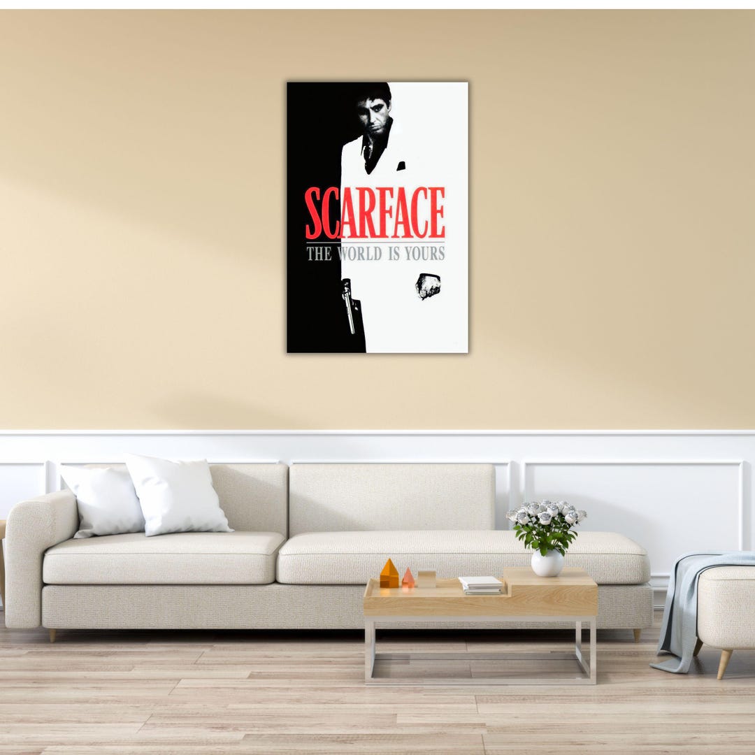 Al Pacino Canvas Modern Wall Art Al Pacino Print Scarface Movie Poster ...