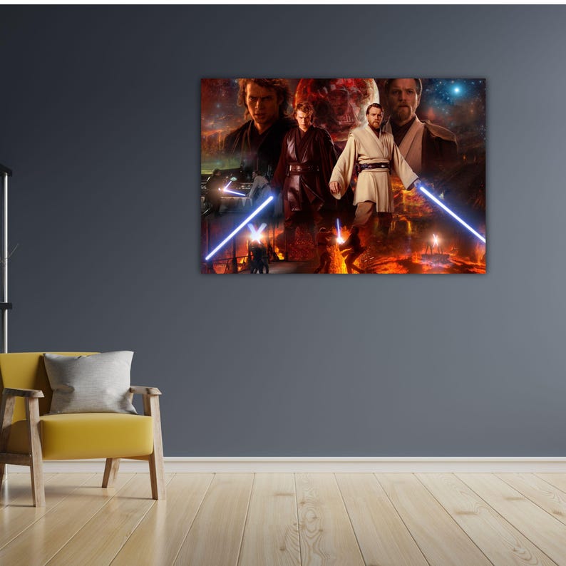 Starwars Poster Art Starwars Canvas Art Starwars Wall Art Movies Poster ...