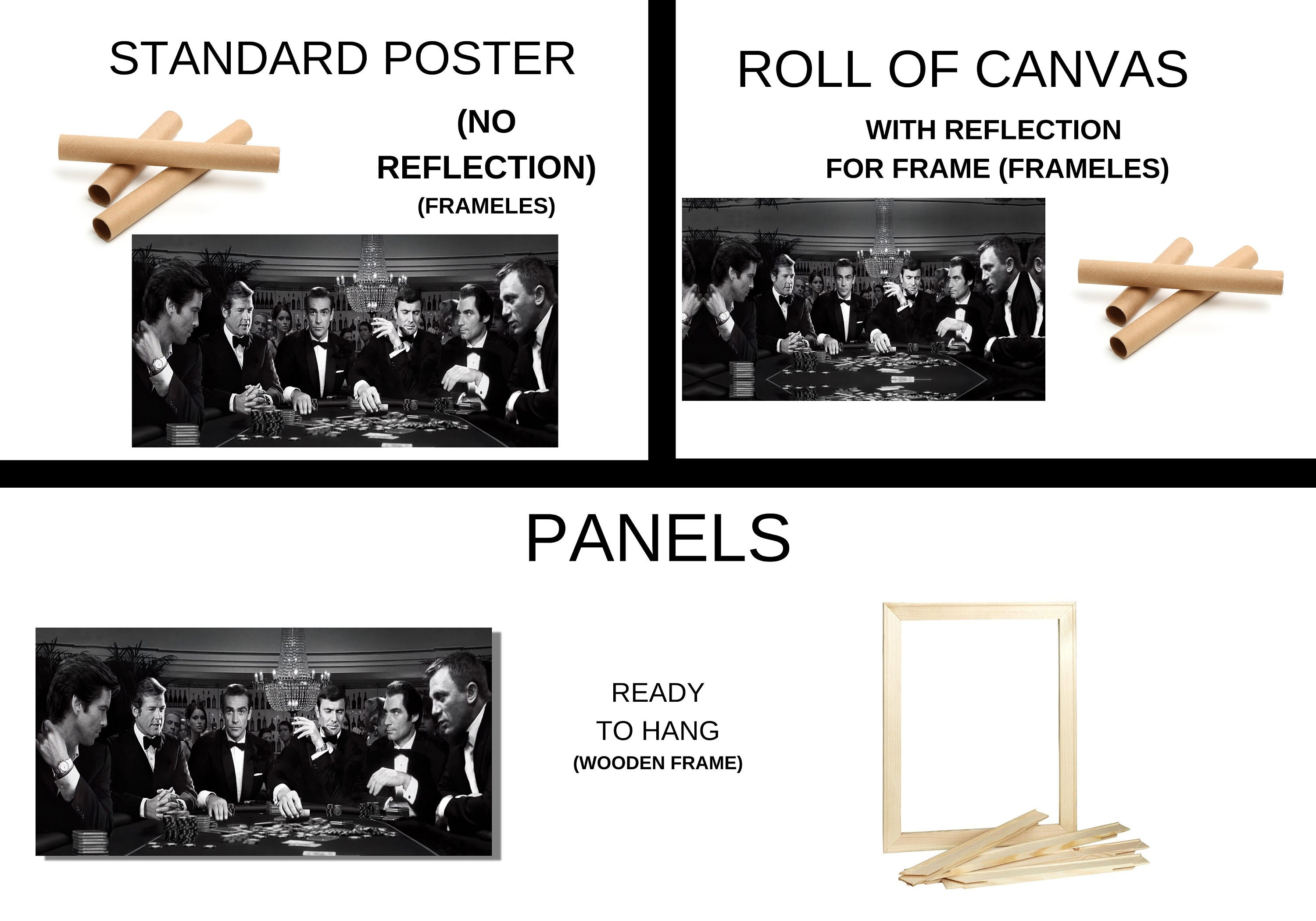 Epic Star Wars Full Character Set Movie Film Canvas Poster Art ,epic ...