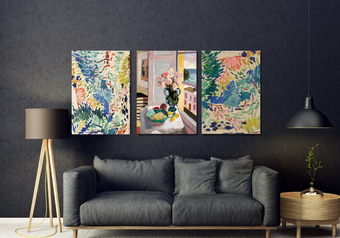 Set of 3 Henri Matisse Canvas Print Art ,set of Three Henri Matisse ...