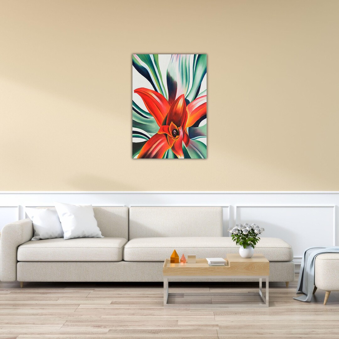 Georgia O'keeffe Leaves of Plant Poster Decor Georgia O'keeffe Canvas O ...