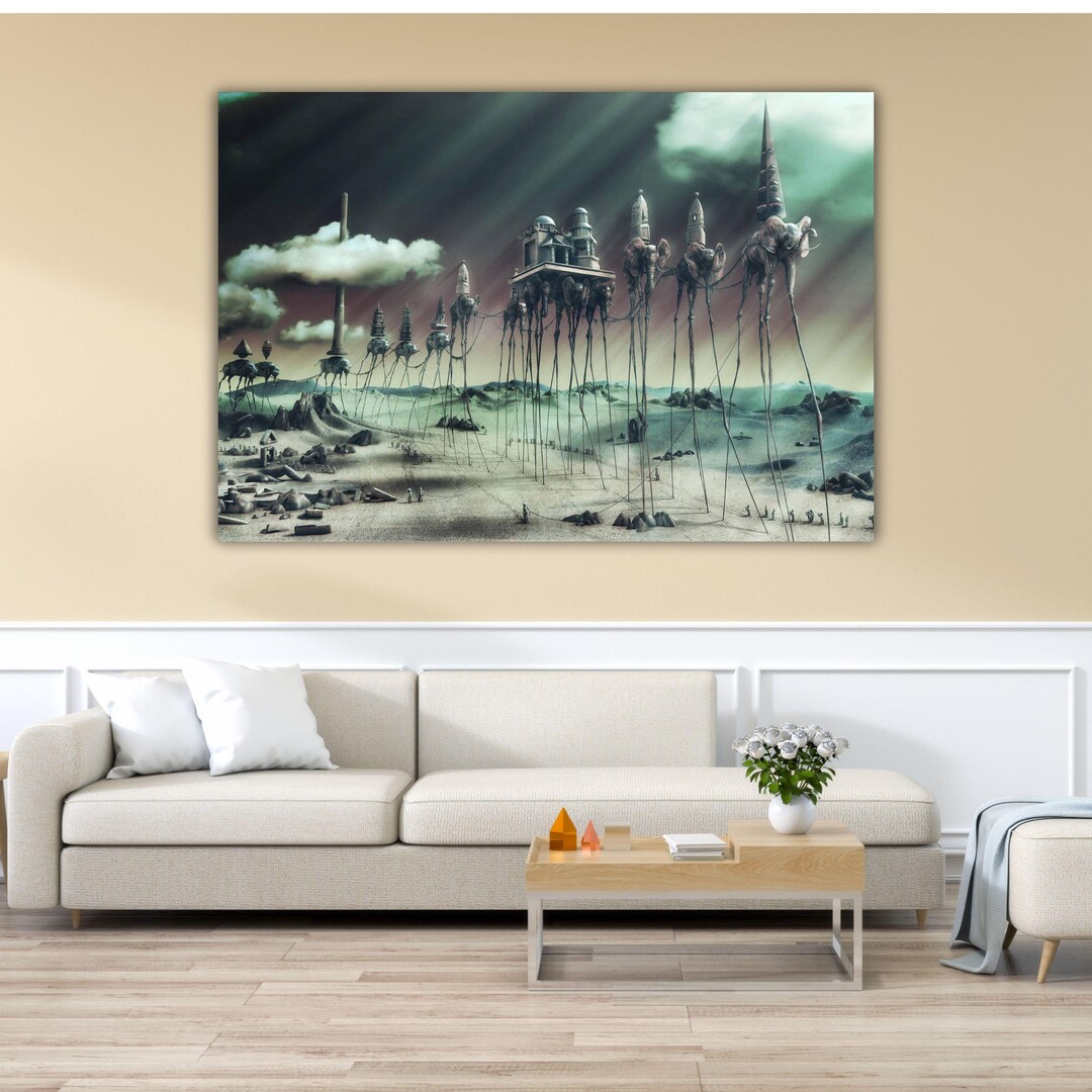 Salvador Dali Elephants Caravan Paint Salvador Dali Wall Art Dali ...