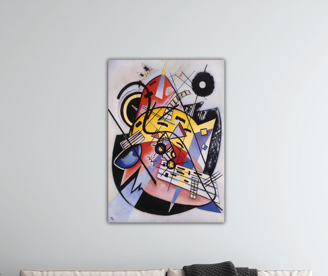 Wassily Kandinsky the White Dot Wall Art Kandinsky Canvas Wassily ...