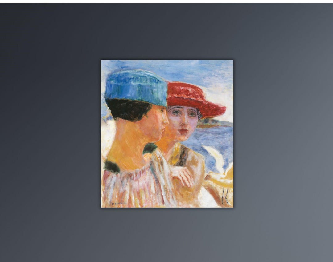 Pierre Bonnard Young Girls With Seagull 1917 Canvas Pierre Bonnard ...