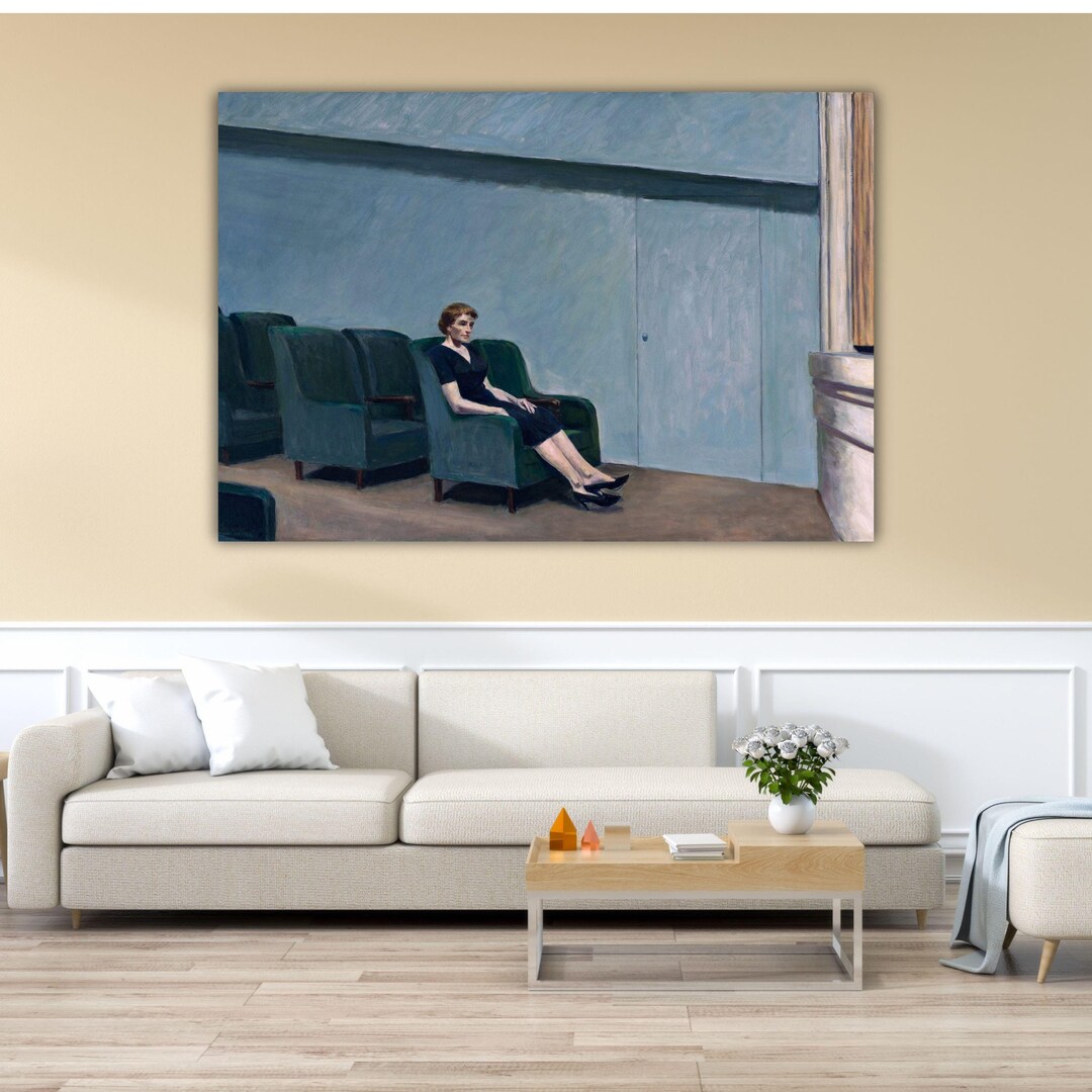 Edward Hopper İntermission 1963 Wall Art Edward Hopper Canvas Hopper ...