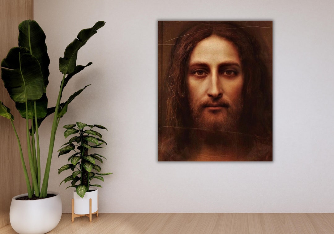 Lord Jesus Portrait Poster Print Art Canvas,jesus Poster Art,lord Jesus ...