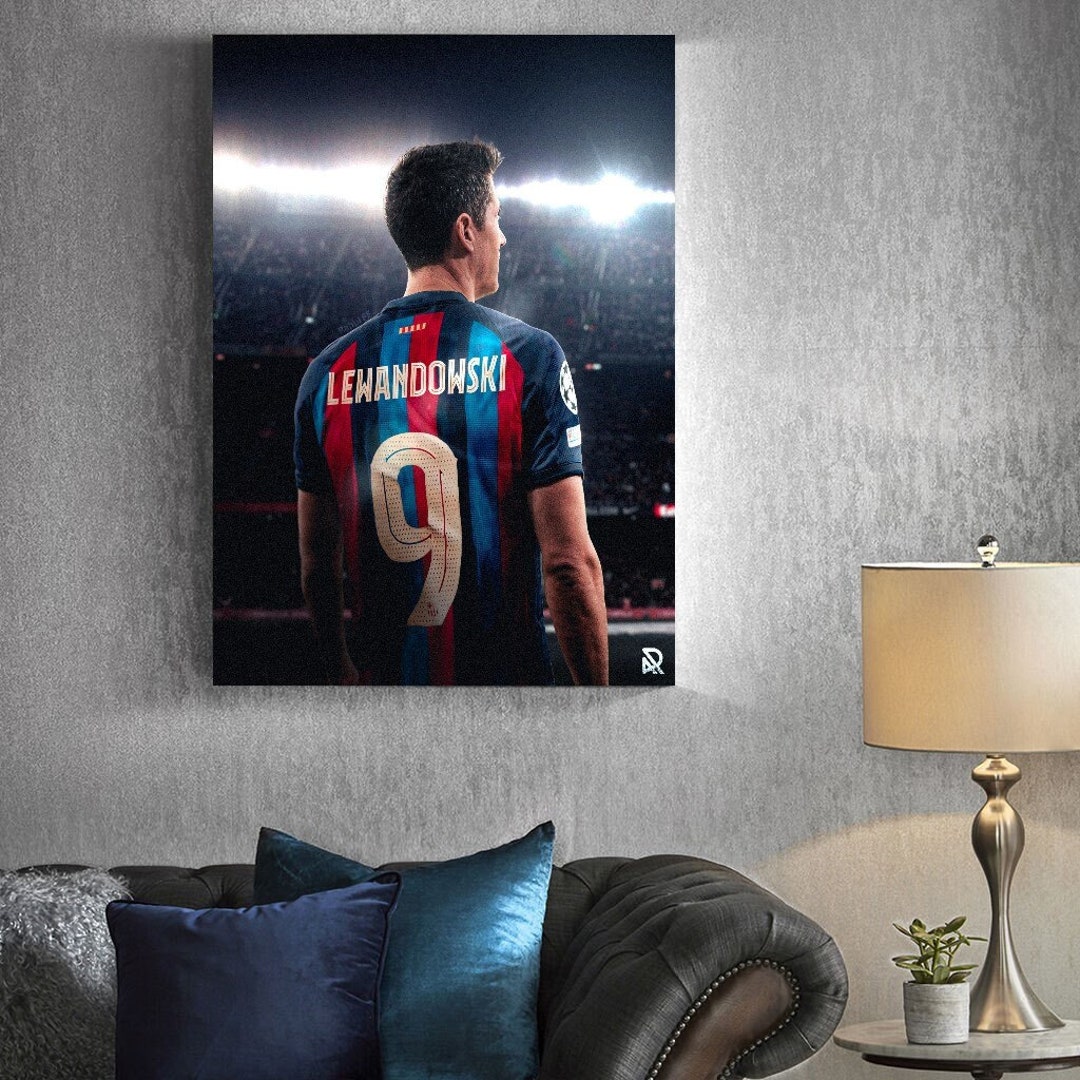 Robert Lewandowski Canvas Poster Arts , Robert Lewandowski Poster ...