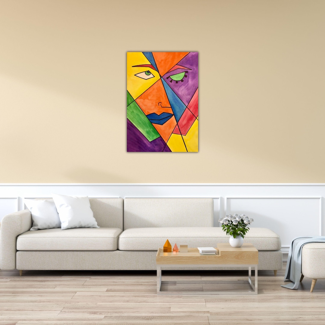 Pablo Picasso Woman Cubism Canvas Picasso Print Pablo Picasso Wall Art ...