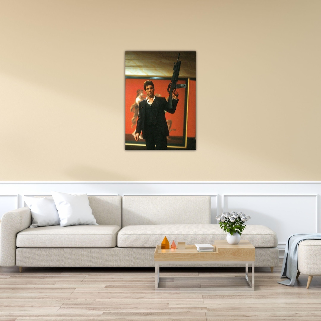 Scarface Movie Poster Al Pacino Canvas Modern Wall Art Al Pacino Print ...
