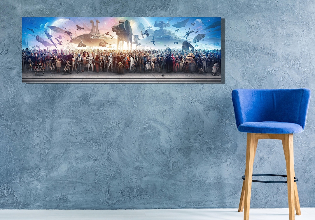 Epic Star Wars Full Character Set Movie Film Canvas Poster Art ,epic ...