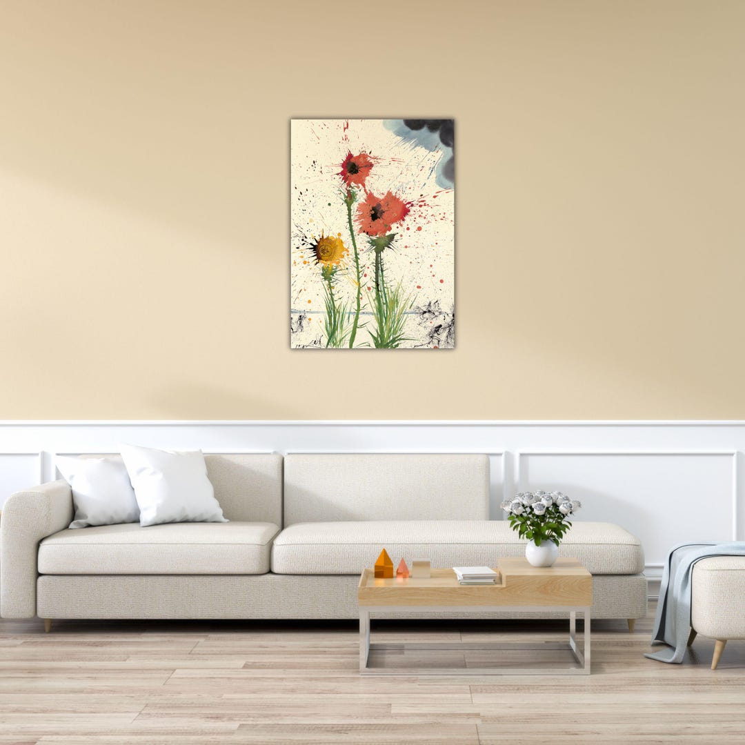 Salvador Dali Flowers Painting Dali Paint Art Salvador Dali Exhibition ...