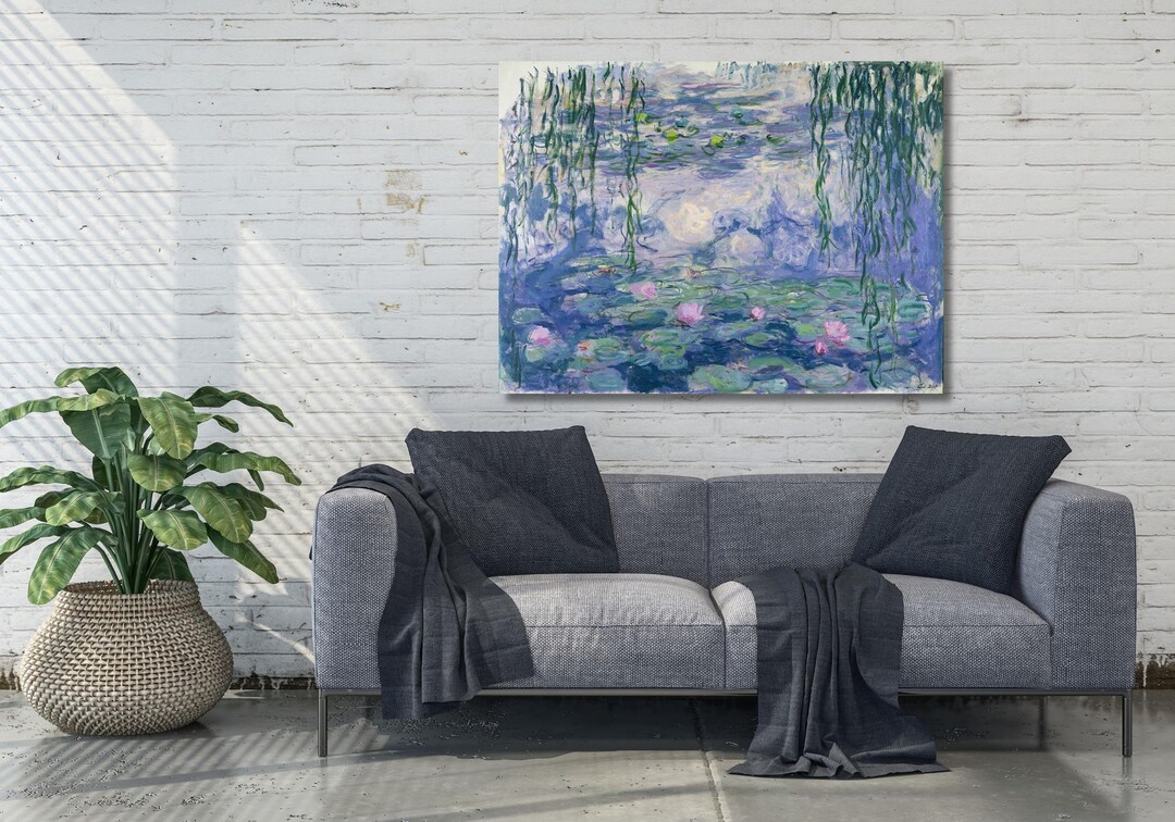 Claude Monet Poster Art,claude Monet Canvas,claude Monet Painting on ...