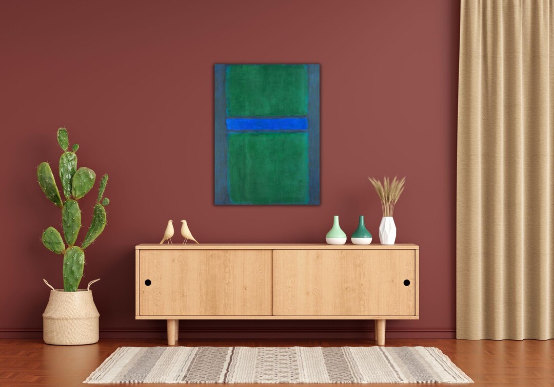 Mark ROTHKO Green and Blue Canvas Rothko Poster Art Home Gift Rothko ...