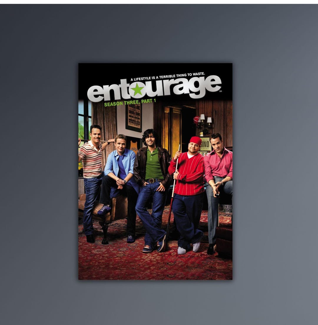 Entourage Print Office Wall Art Gift Home Decor Movie Poster Entourage ...