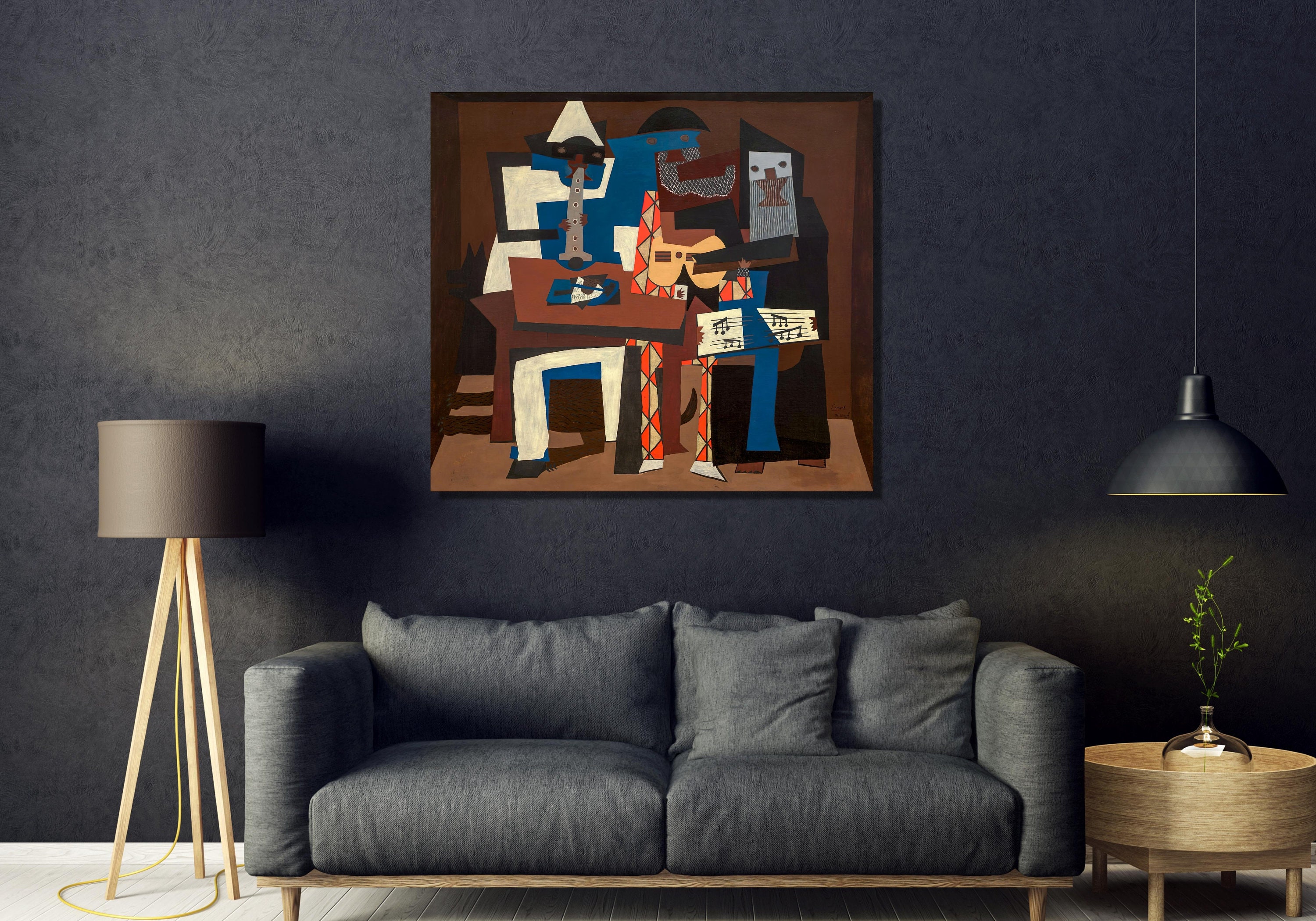 Three Musicians by Pablo Picasso Canvas Print Arts,three Musicians by ...