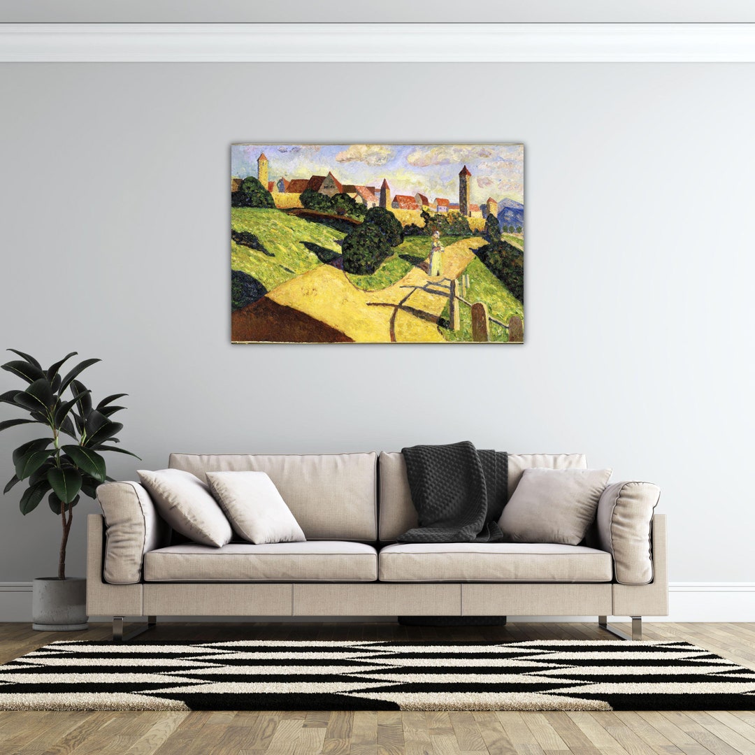 Wassily Kandinsky Old Town II 1902 Wall Art Kandinsky Canvas Wassily ...