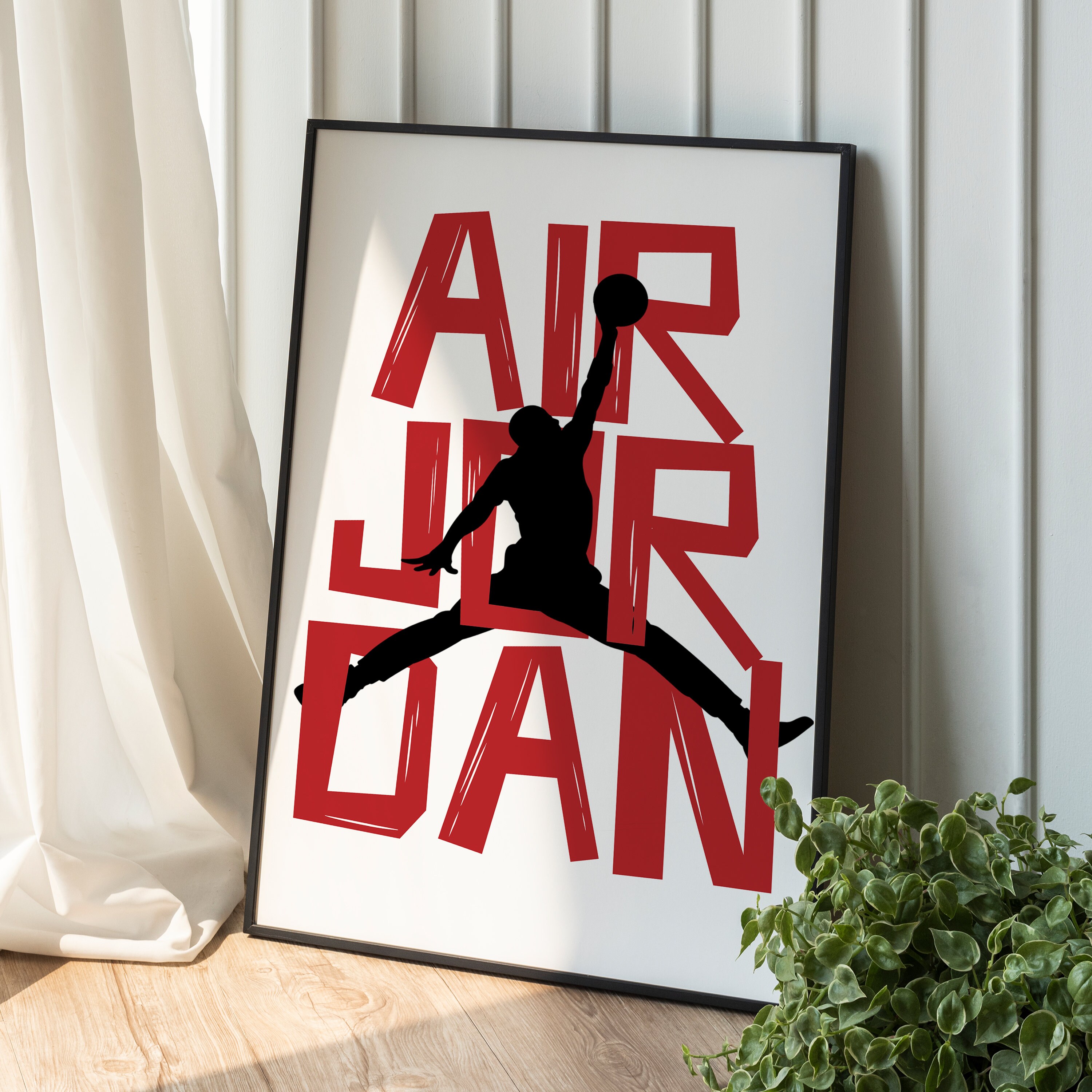 Red Sneaker Artwork Sneakerhead Poster Red Hypebeast Wall Art Sneaker ...