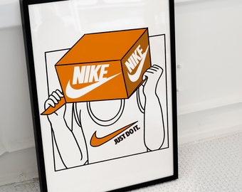 Sneaker Box Wall Art Poster - Etsy