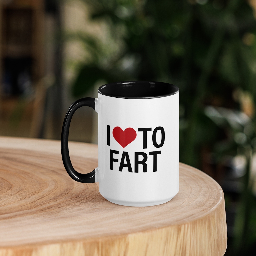 I Heart to Fart Glossy Mug - Funny Coffee Mug - Etsy