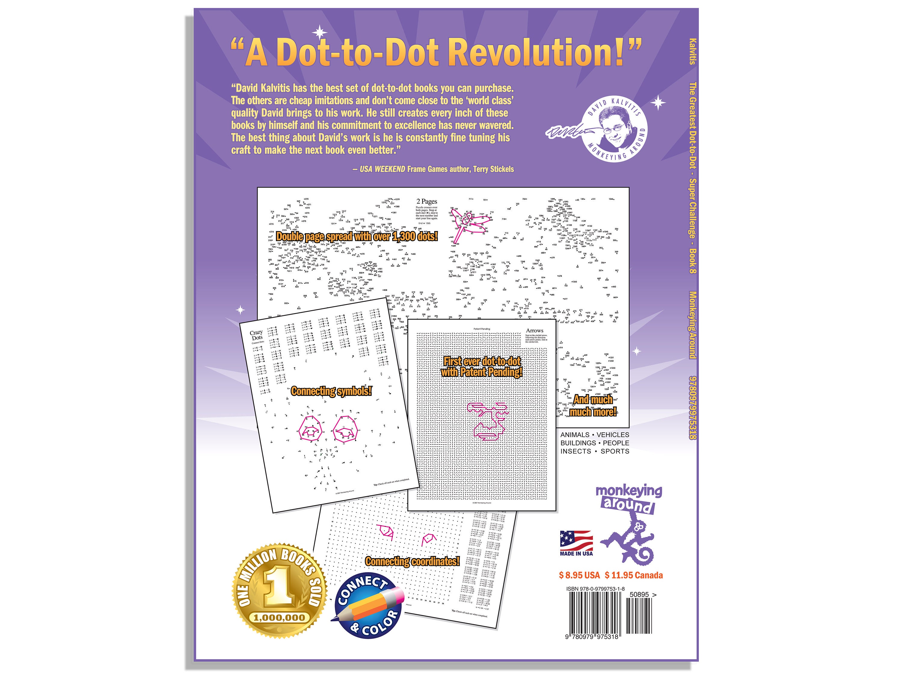Greatest Dot-to-dot SUPER CHALLENGE - Book 8 . . . . . . 48 Pages for 9 ...