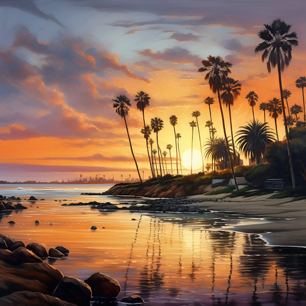 California Sunset - Etsy
