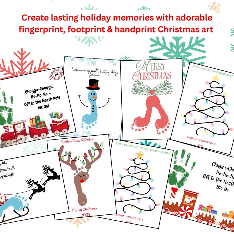 Santa Handprint - Etsy