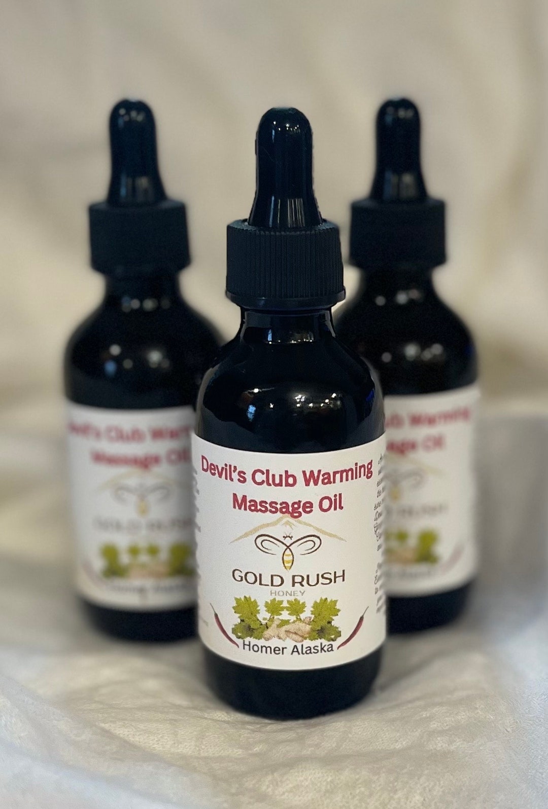 Alaskan Devils Club Warming Massage Oil organic - Etsy