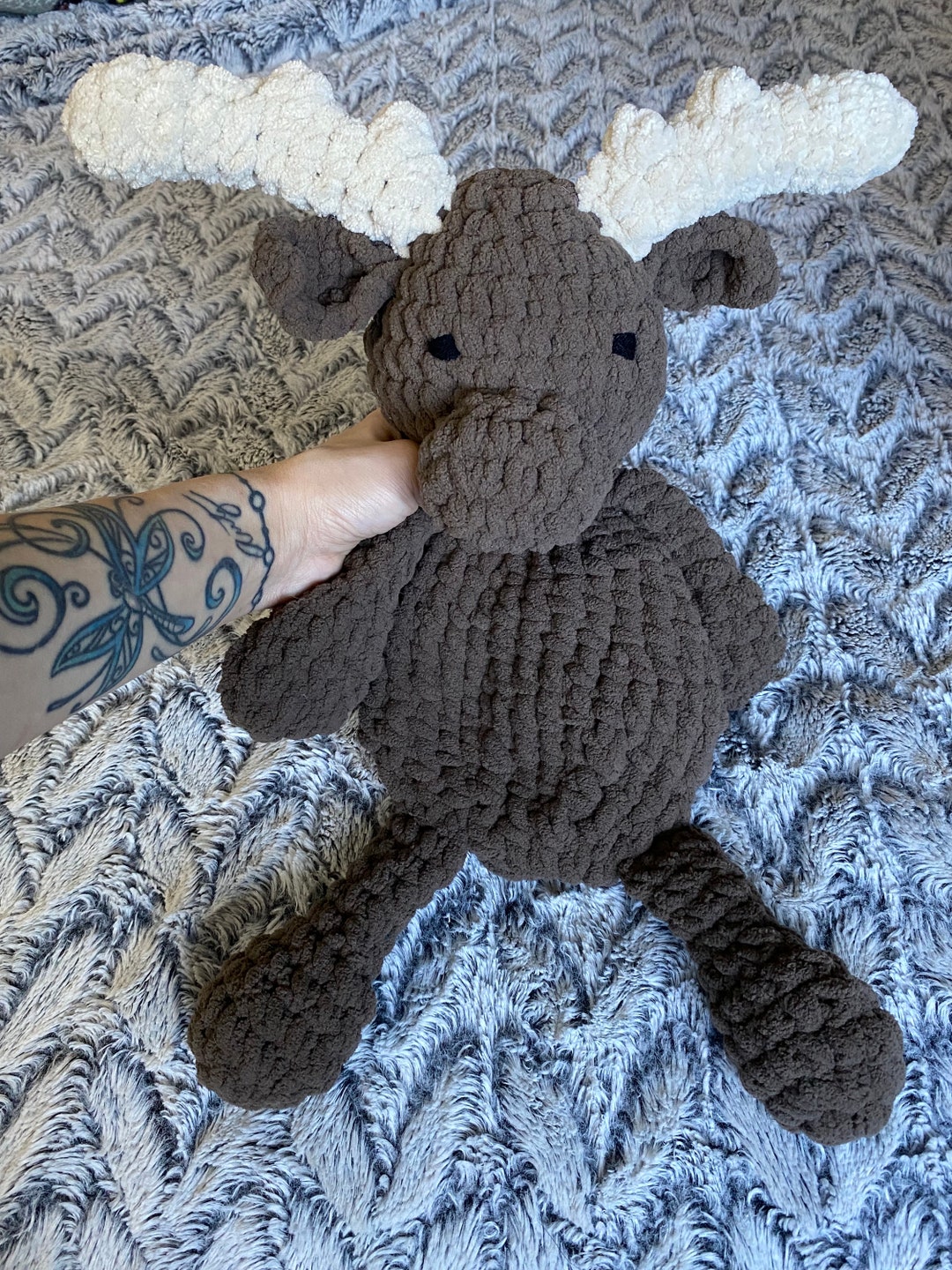 Big Moose Snuggler, Nursery Gift, Baby Shower Gift, Newborn Gift ...