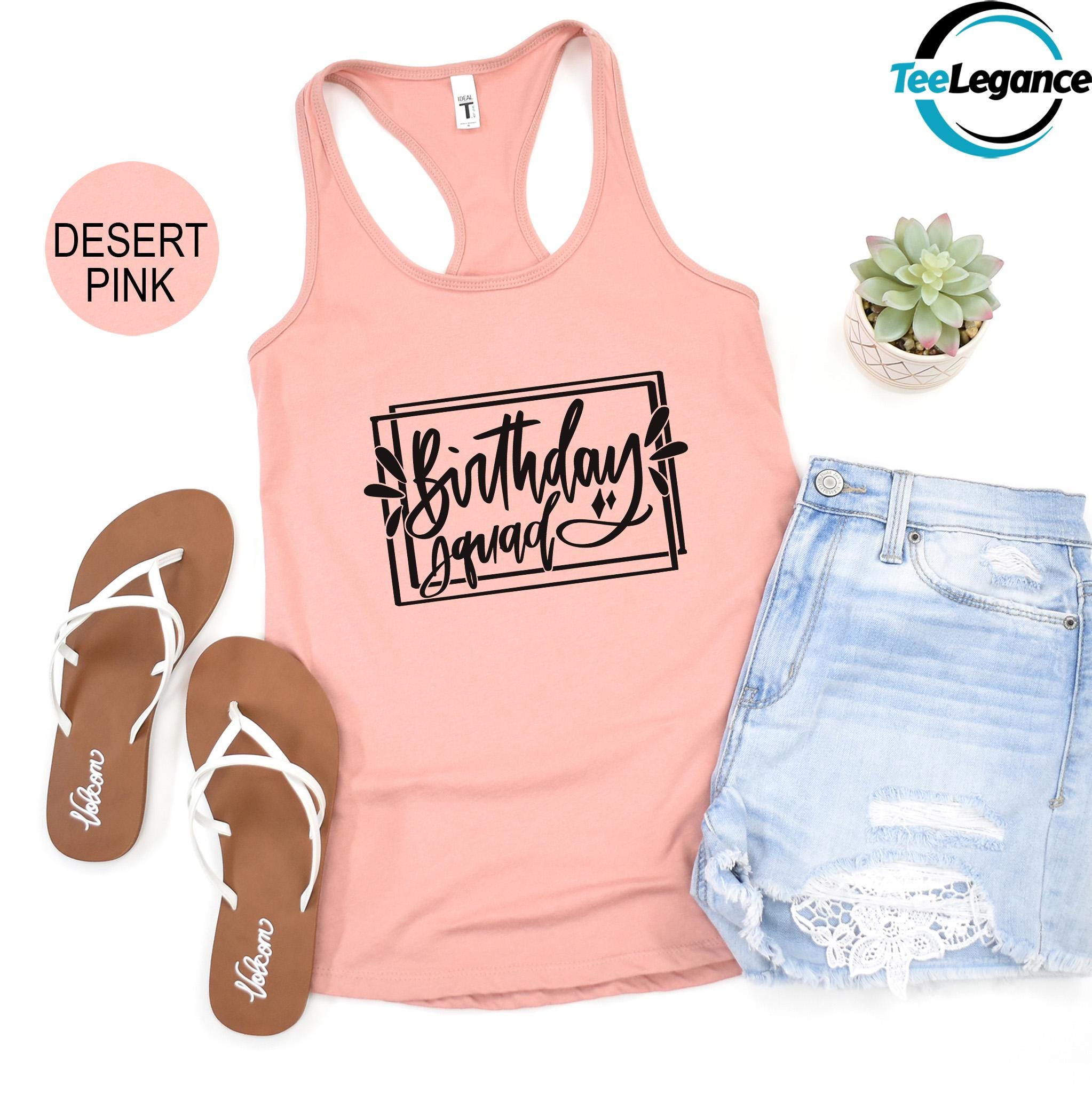 It's My Birthday Tank Top, Birthday Squad Tank Top, Birthday Party Tank ...