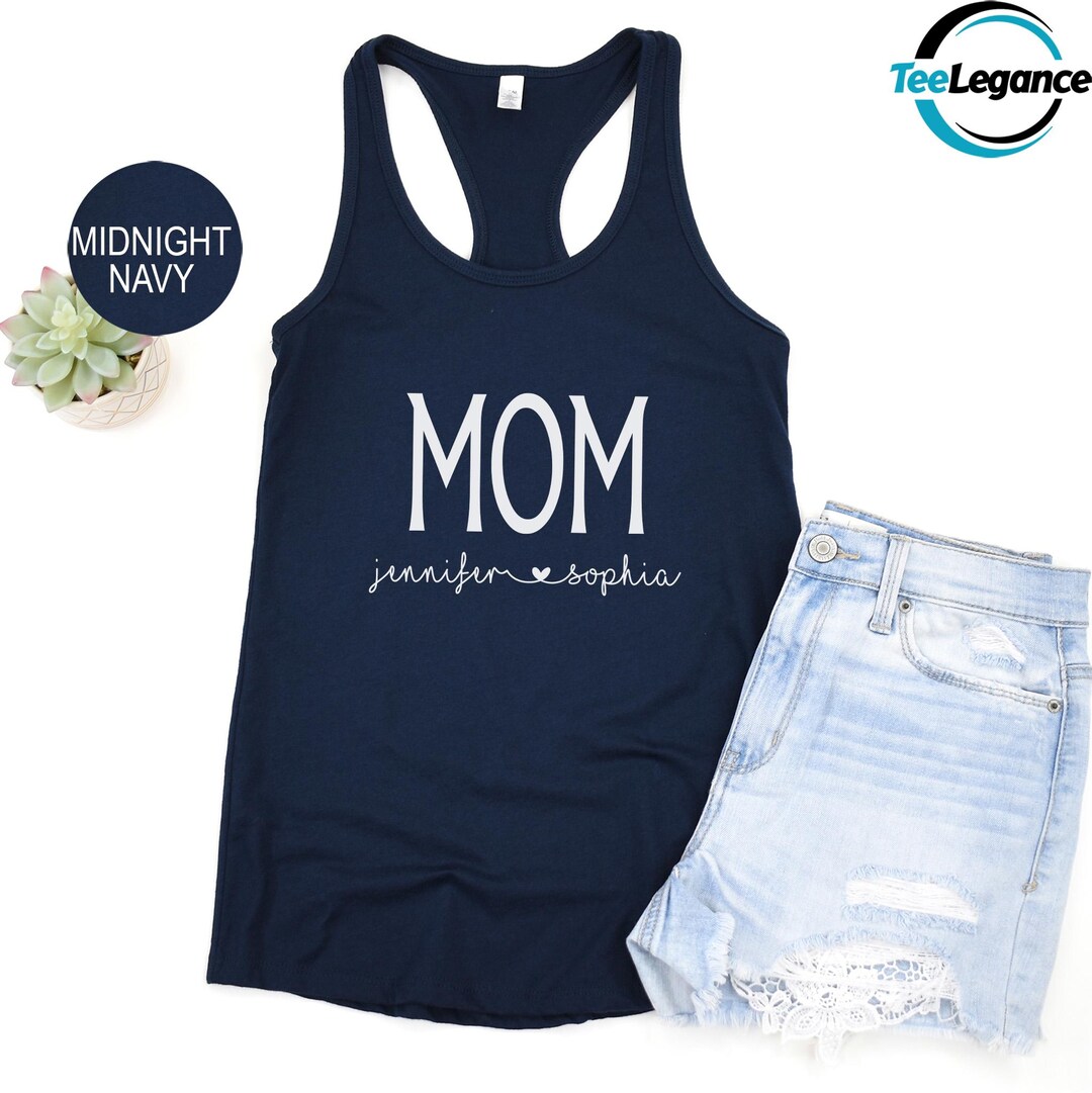 Custom Mom Tank Top, Grandma Tank Top, Mom Tank Top, Gift for Mom, Gift ...