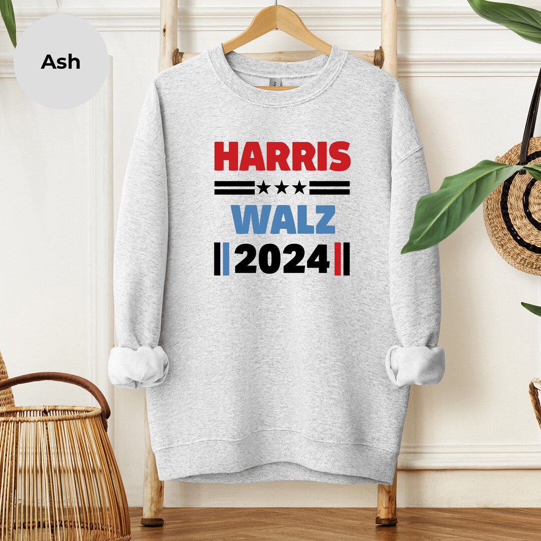 Harris Walz 2024 Sweatshirt, Kamala Harris Walz, Tim Walz Hoodie ...