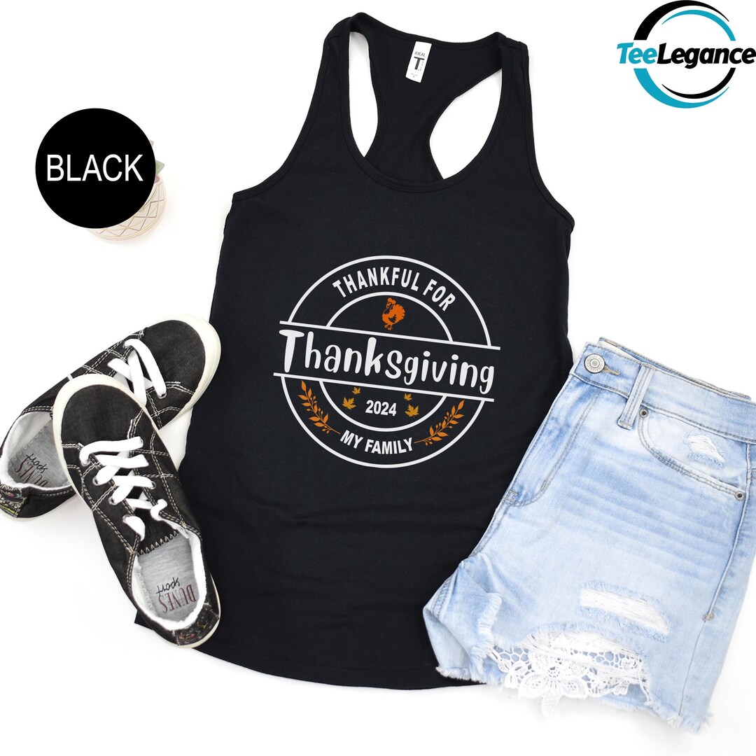 Thanksgiving 2024 Matching Women Tank Top, Family Thanksgiving Dinner ...