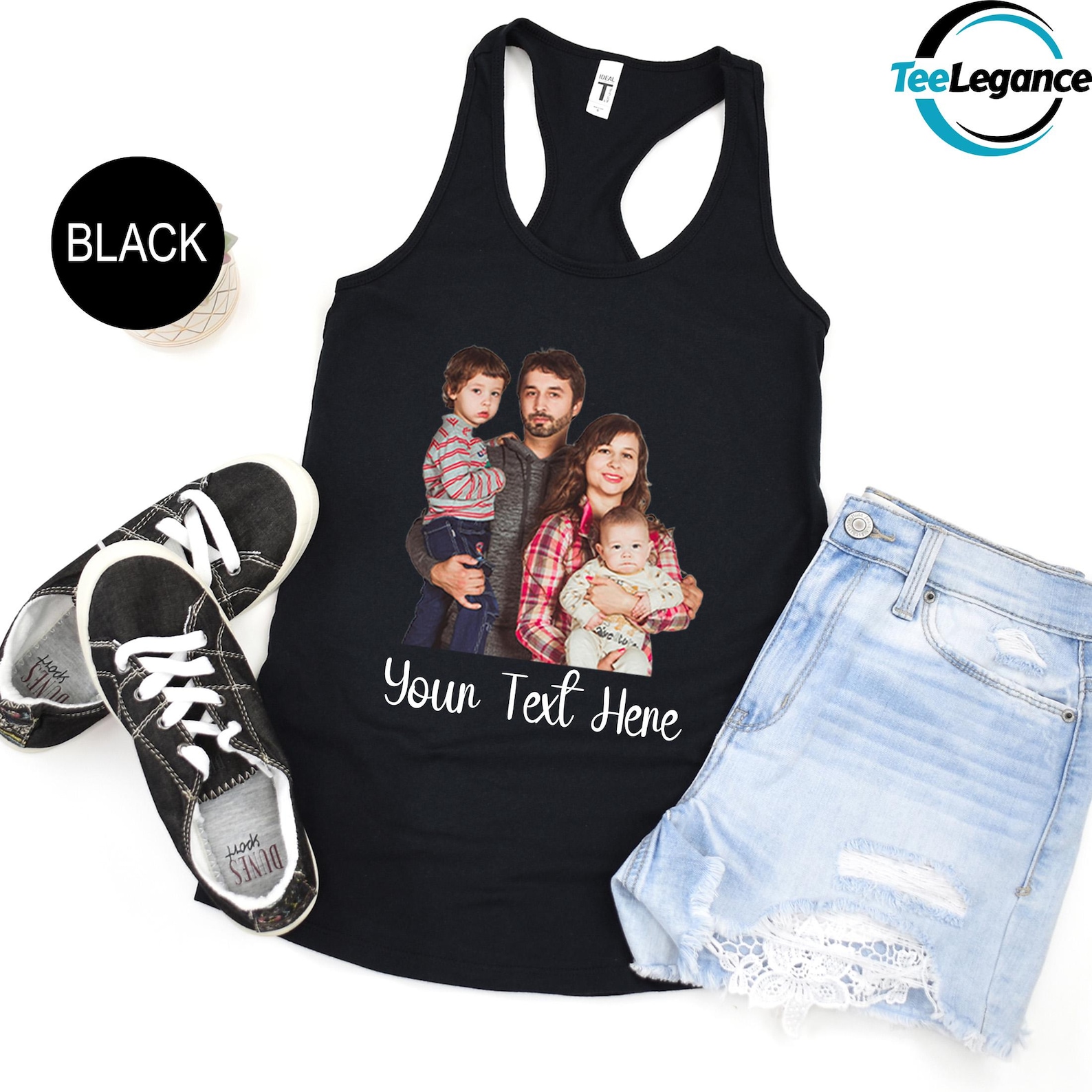 Customized Photo Women Tank Top, Graduation Photo Tank Top ...