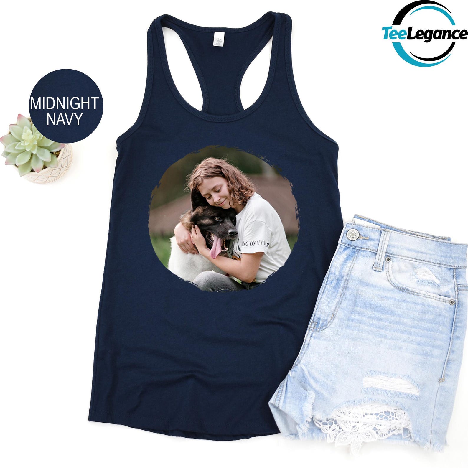 Customized Photo Women Tank Top, Graduation Photo Tank Top ...