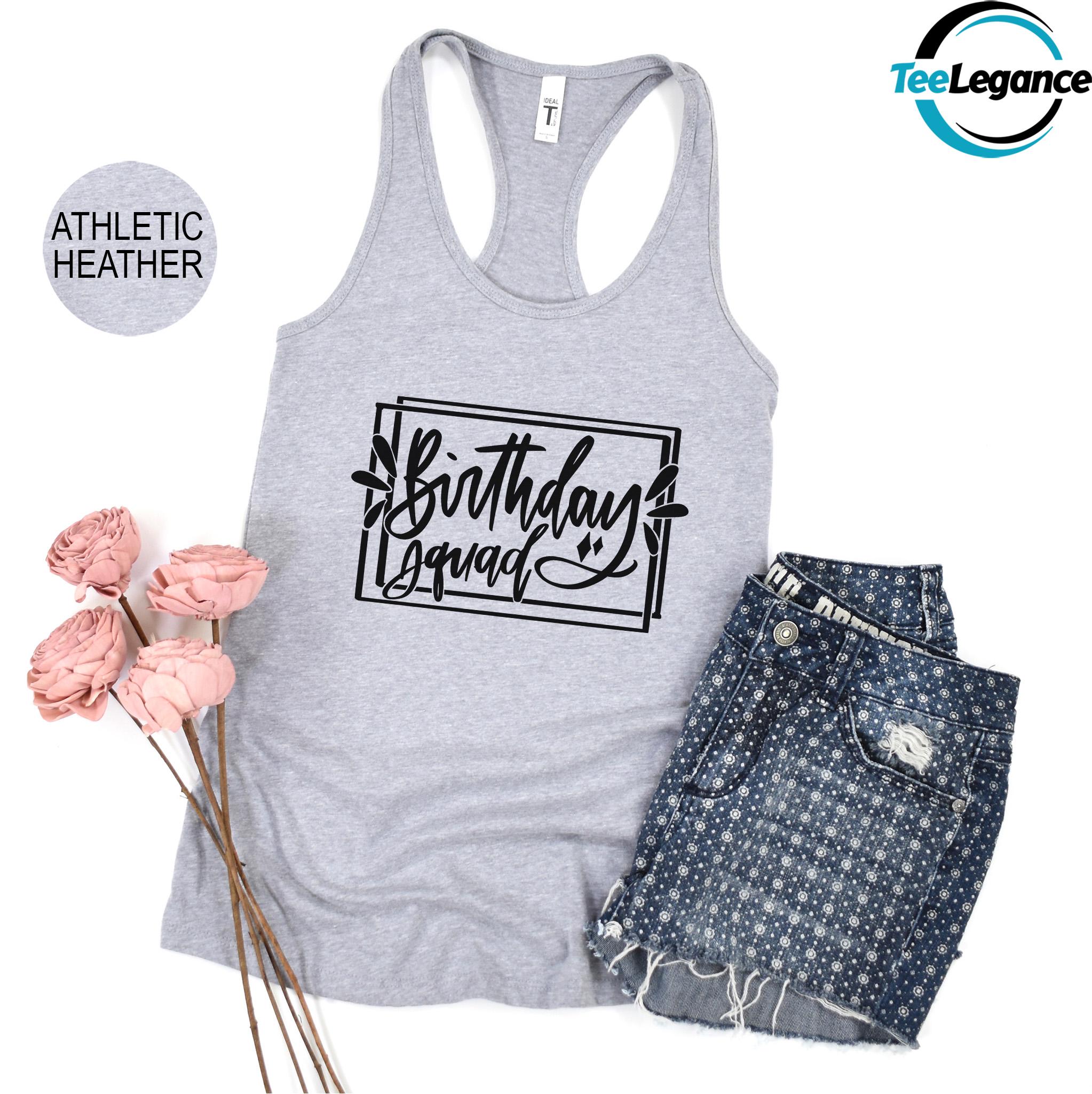 It's My Birthday Tank Top, Birthday Squad Tank Top, Birthday Party Tank ...