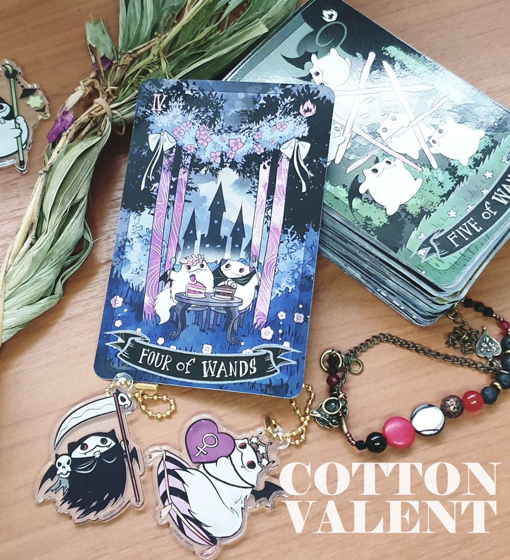 Creepy Cat 79 Tarot Cards - Etsy