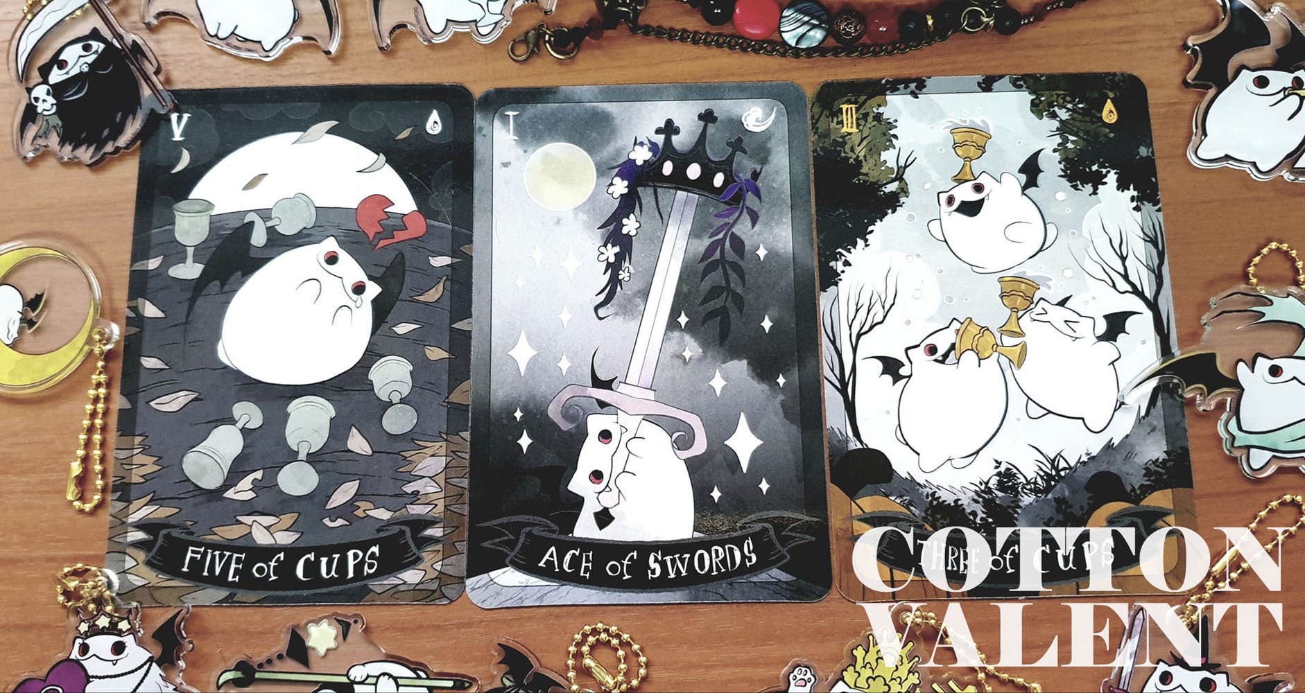 Creepy Cat 79 Tarot Cards - Etsy