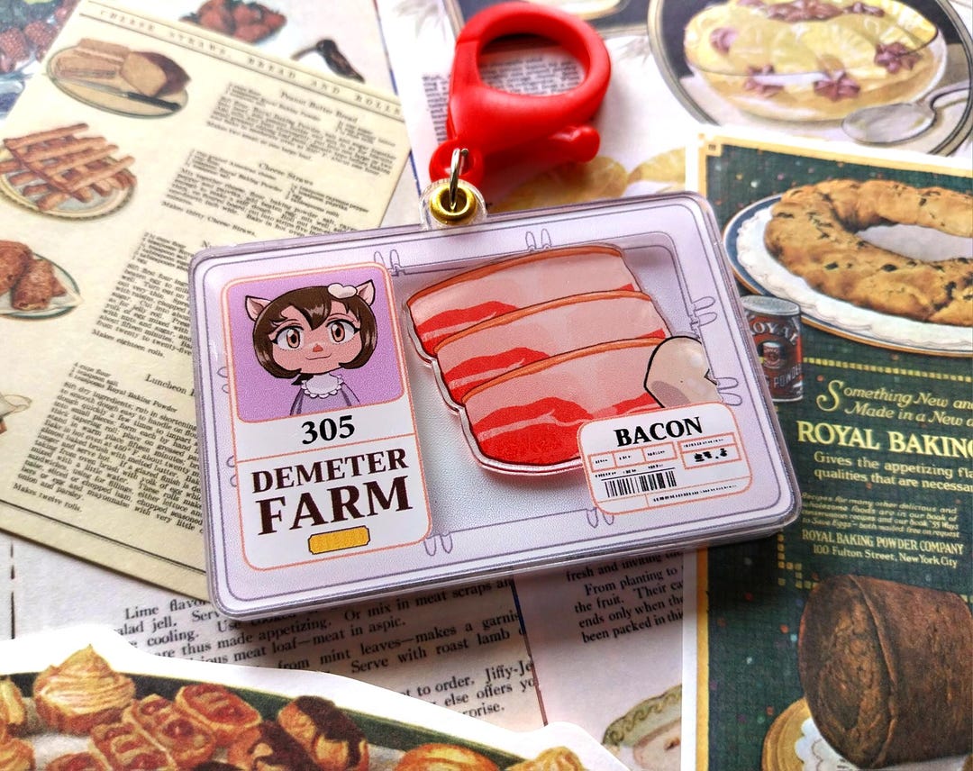 Bacon Shake Shake Keychain - Etsy