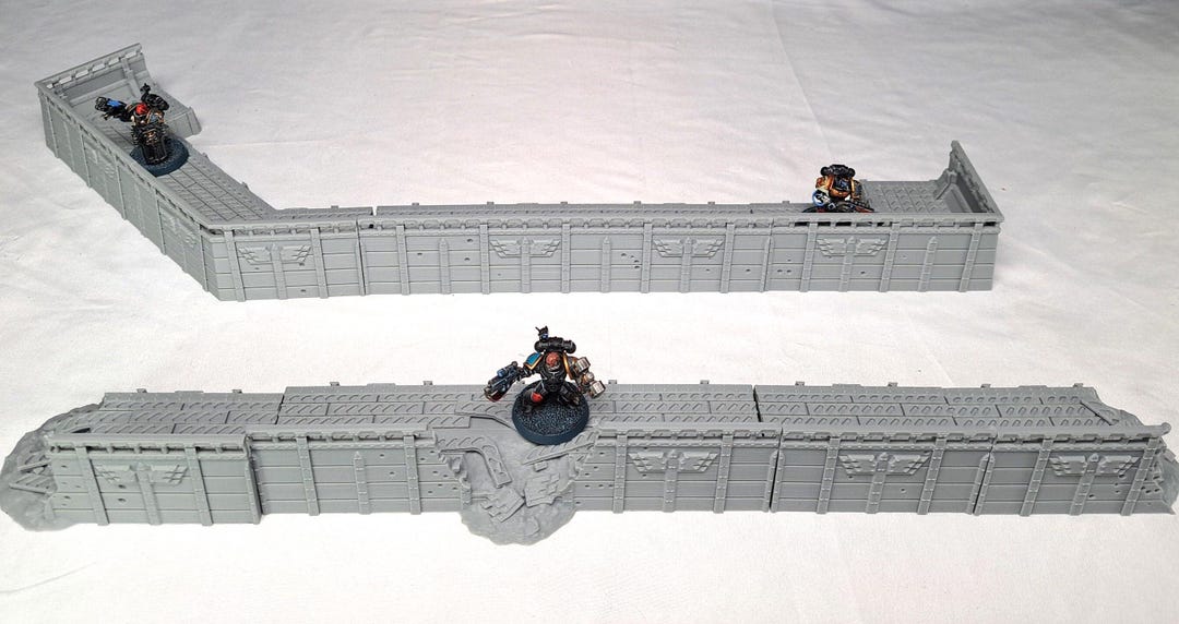 Buy 16x Piece Trench Line - Modular Gothic Grimdark Barrier - 28mm ...